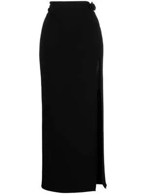 Magda Butrym Rosette Cut-out Maxi Skirt