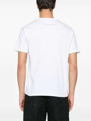 Gcds Logo-appliqqué Cotton T-shirt - White