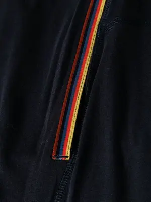 Paul Smith Logo-patch Jersey Shorts - Blue