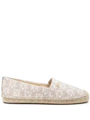 Michael Kors Kendrick Empire Monogram Espadrilles - White