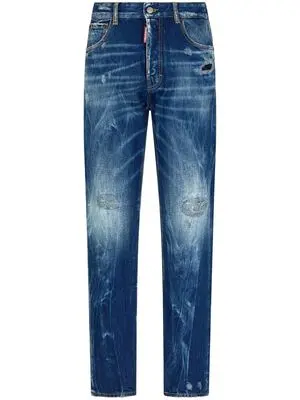 Dsquared2 Distressed Slim-leg Jeans
