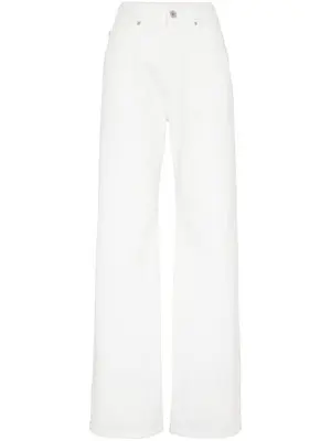 Brunello Cucinelli Mid-rise Wide-leg Jeans