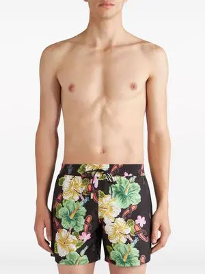 Etro Floral-print Swim Shorts