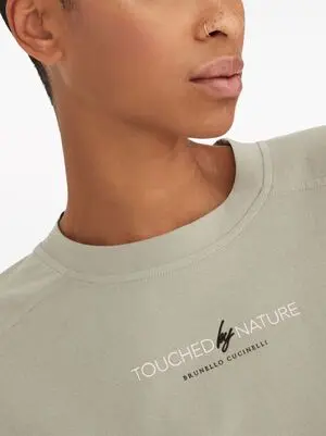 Brunello Cucinelli Slogan-print T-shirt