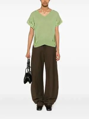 Dorothee Schumacher Glossy-appliqué Knitted Top
