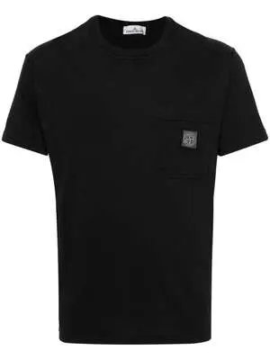 Stone Island Compass-patch Cotton T-shirt