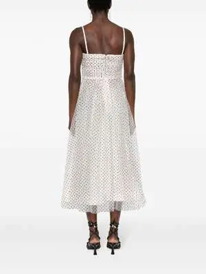 Zimmermann Polka Dot Tulle Midi Dress