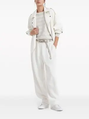 Brunello Cucinelli Striped Sequin Cashmere Jumper