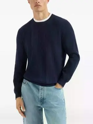 Brunello Cucinelli Crew-neck Jumper - Blue