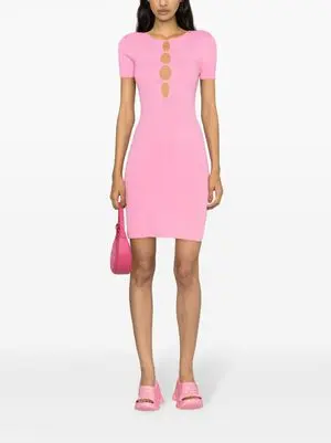 Dsquared2 Knitted Cut-out Mini Dress
