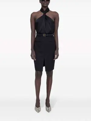 ANINE BING Vena Front-slit Skirt