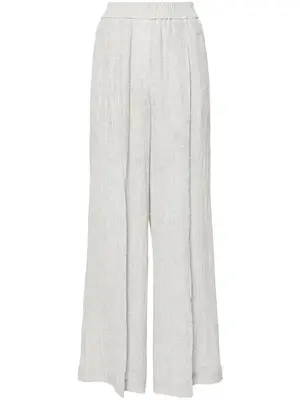 Brunello Cucinelli High-waist Palazzo Trousers