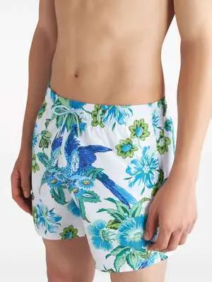 Etro Floral-print Swim Shorts