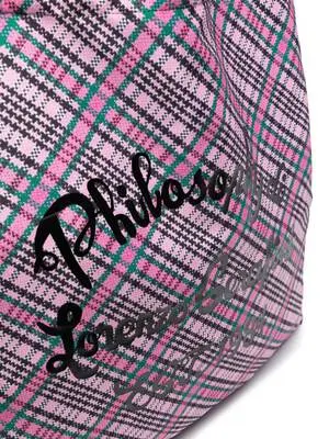 Philosophy Di Lorenzo Serafini Logo-print Check Tote