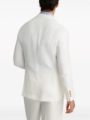 Brunello Cucinelli Single-breasted Linen Blazer