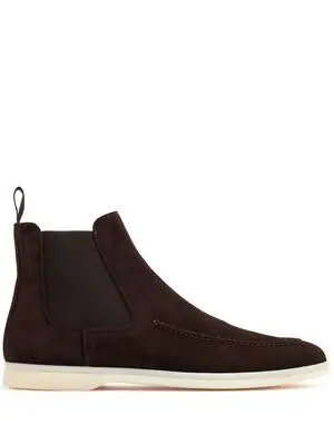 SCAROSSO Suede Chelsea Boots