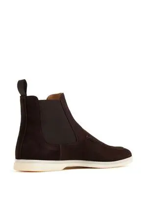 SCAROSSO Suede Chelsea Boots