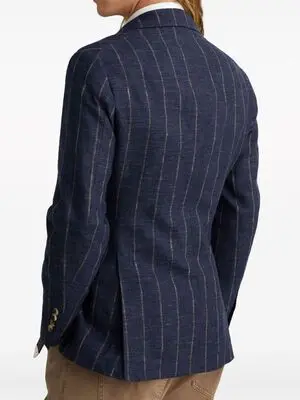 Brunello Cucinelli Striped Single-breasted Blazer
