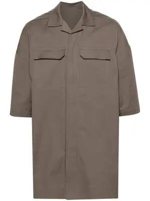 Rick Owens Magnum Tommy Cotton Shirt - Grey