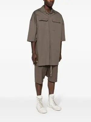 Rick Owens Magnum Tommy Cotton Shirt - Grey