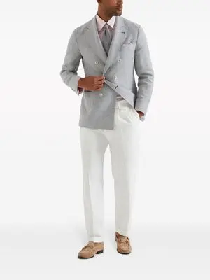 Brunello Cucinelli Cotton Button-down Collar Shirt - Pink