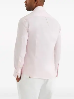 Brunello Cucinelli Cotton Button-down Collar Shirt - Pink