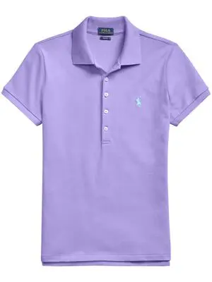 Polo Ralph Lauren Stretch-cotton Polo - Purple
