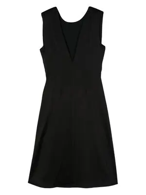 JIL SANDER Sleeveless Midi Dress - Black