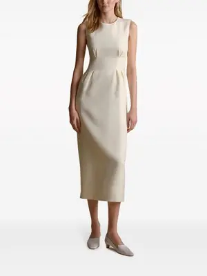 Adam Lippes Ophelia Sheath Dress - Neutrals