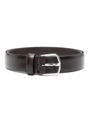 FURSAC Smooth-grain Leather Belt - Brown