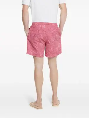 Brunello Cucinelli Paisley-print Swim Shorts - Red