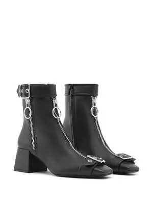 COURREGES Gogo Leather Ankle Boots