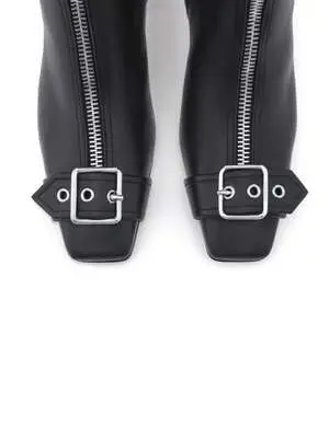 COURREGES Gogo Leather Ankle Boots