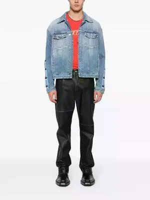 Dsquared2 Dan Logo-panels Denim Jacket - Blue