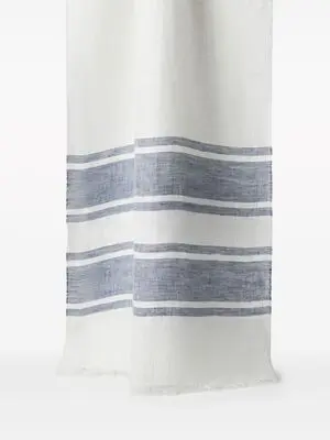 Brunello Cucinelli Stripe-detail Mélange Linen Scarf