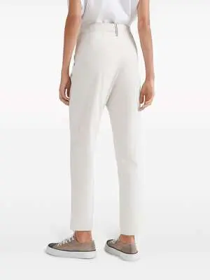 Brunello Cucinelli Stretch-cotton Capri Trousers