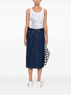 MAISON MARGIELA Denim Midi Skirt