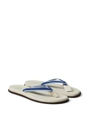 Brunello Cucinelli Leather Flip Flops