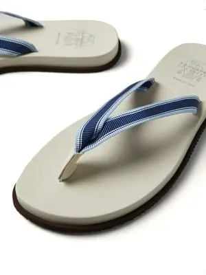 Brunello Cucinelli Leather Flip Flops
