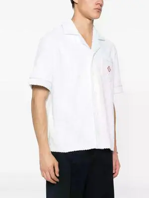 Casablanca Monogram Terry-cloth Shirt - White
