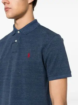 Polo Ralph Lauren Polo Pony Cotton Polo Shirt - Blue