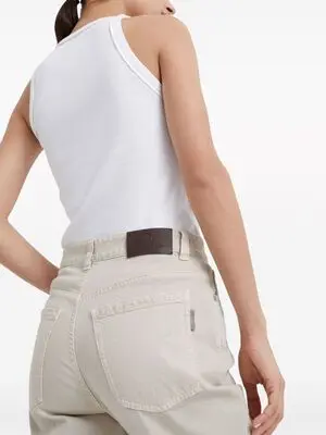 Brunello Cucinelli Stretch-cotton Kick-flare Trousers