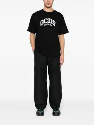 Gcds Lounge Cotton T-shirt - Black