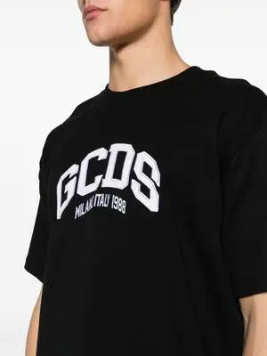 Gcds Lounge Cotton T-shirt - Black