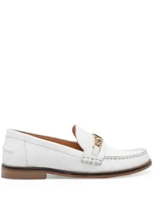 TWINSET Chain-detail Leather Loafers