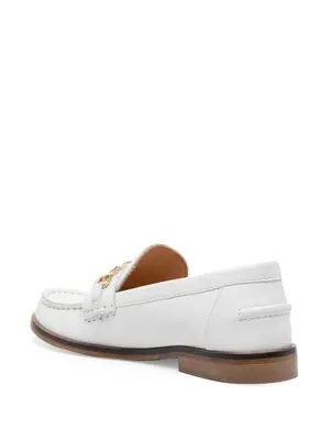 TWINSET Chain-detail Leather Loafers