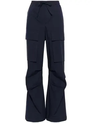 P.a.r.o.s.h Straight-leg Cargo Trousers - Blue