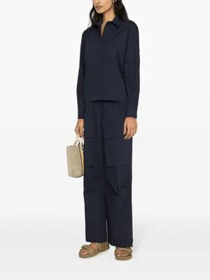 P.a.r.o.s.h Straight-leg Cargo Trousers - Blue