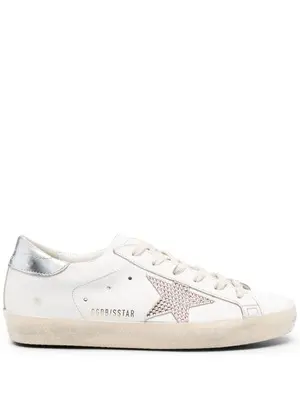 GOLDEN GOOSE Super-star Leather Sneakers - White