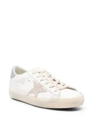 GOLDEN GOOSE Super-star Leather Sneakers - White